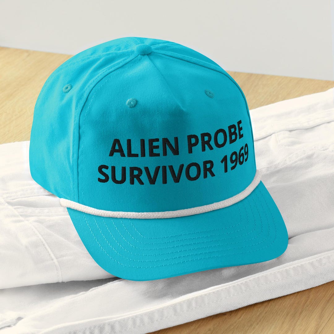 Golf Rope Cap, Alien Probe Survivor 1969 – Rope Golf Hat - Etsy