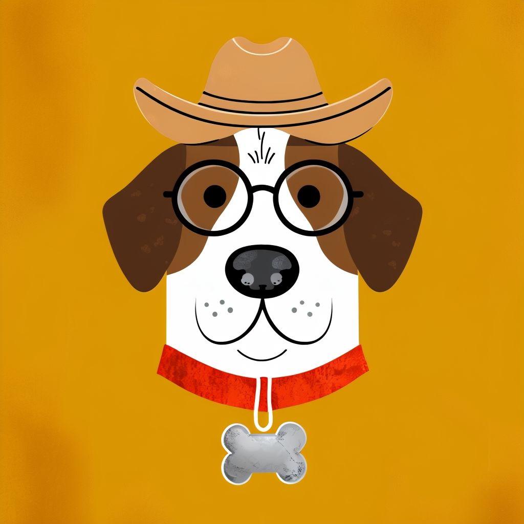 Whimsical Cowboy Dog Digital Download PNG – Fun and Playful Design - Etsy