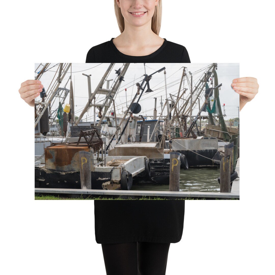Poster Commercial Fishing Boats, Wall Art, Photograph, Office, Home ...