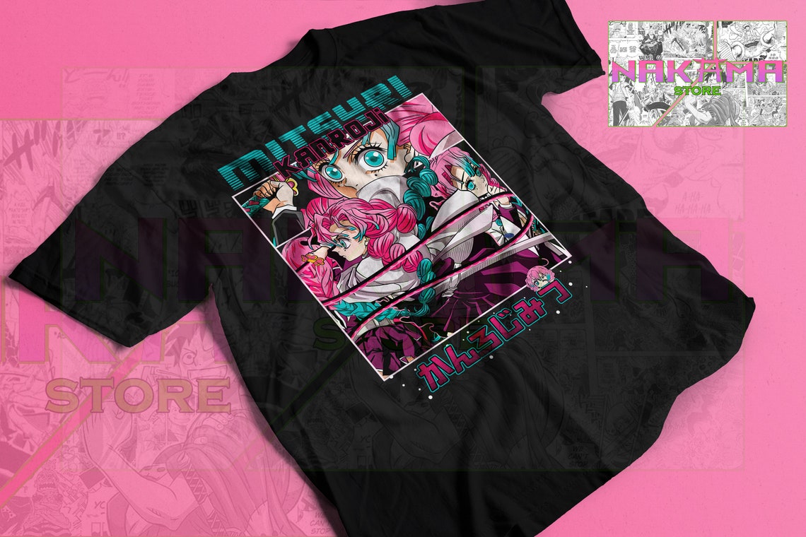 Mitsuri DTF Vector/ Demon Slayer Vector Anime/ Love Hashira Vector Svg ...