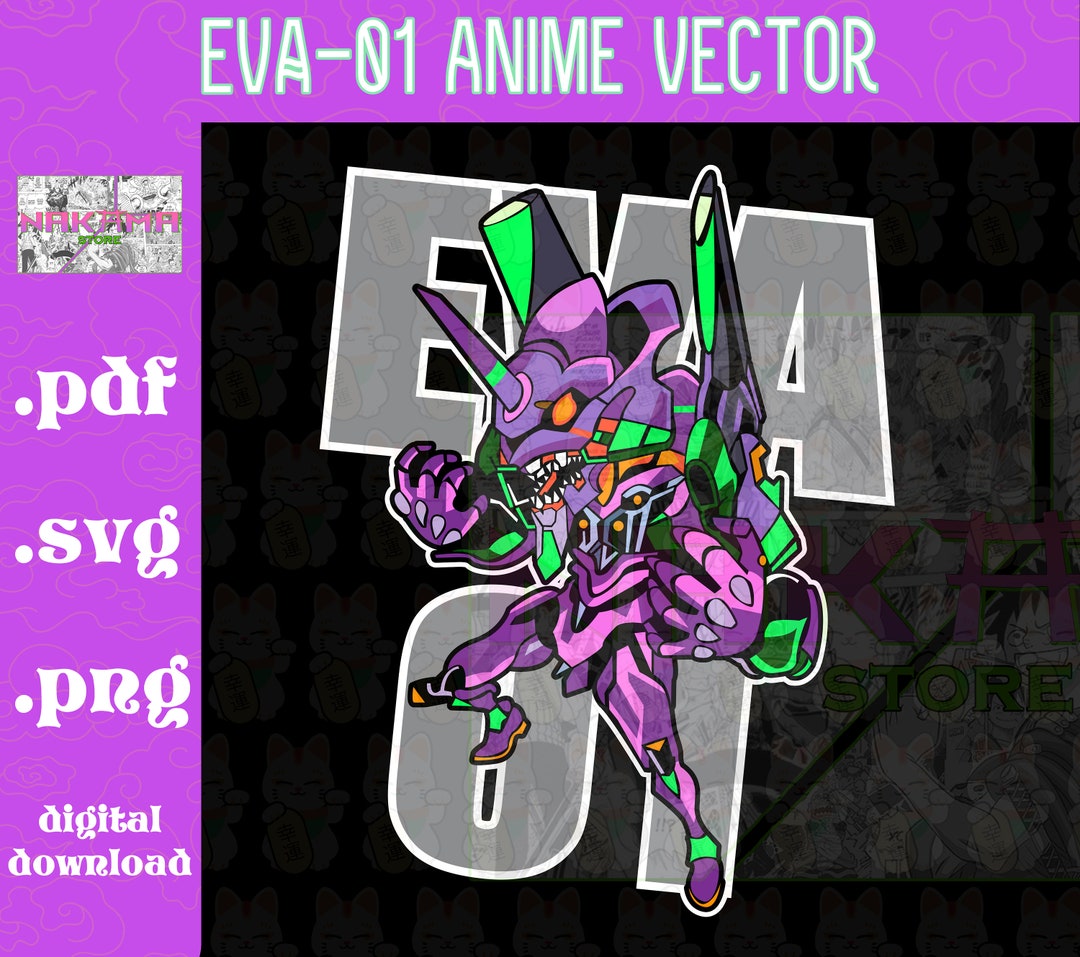 Ev4 01 Chibii Anime Vector/ Shinji Anime Vector/ Ev4ng3lion Anime ...