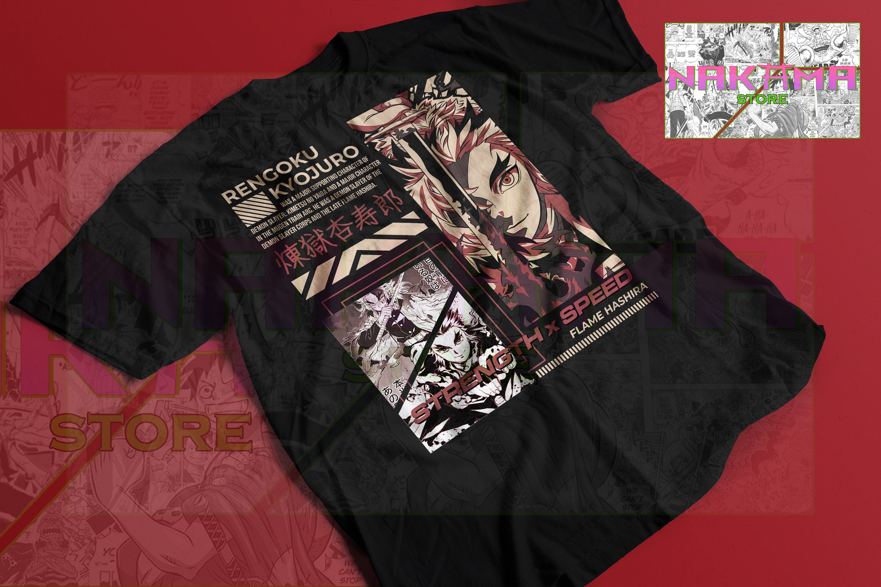 Rengoku Flame Hashira Streetwear Vector/ Demon Slayer Svg/ Rengoku ...