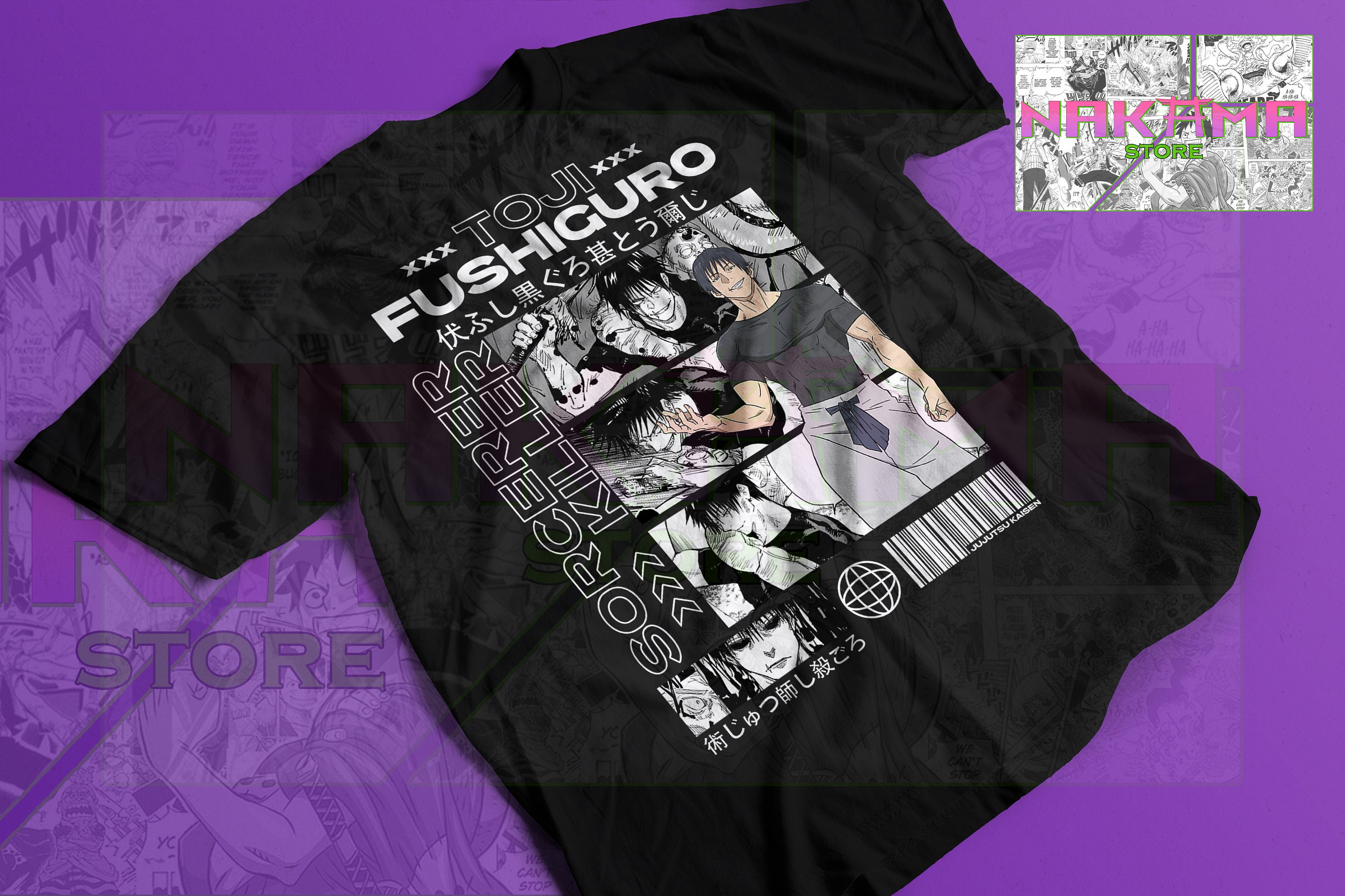 Toji Streetwear JJK Vector/ Sorcerer Killer Svg/ Toji Anime Vector ...