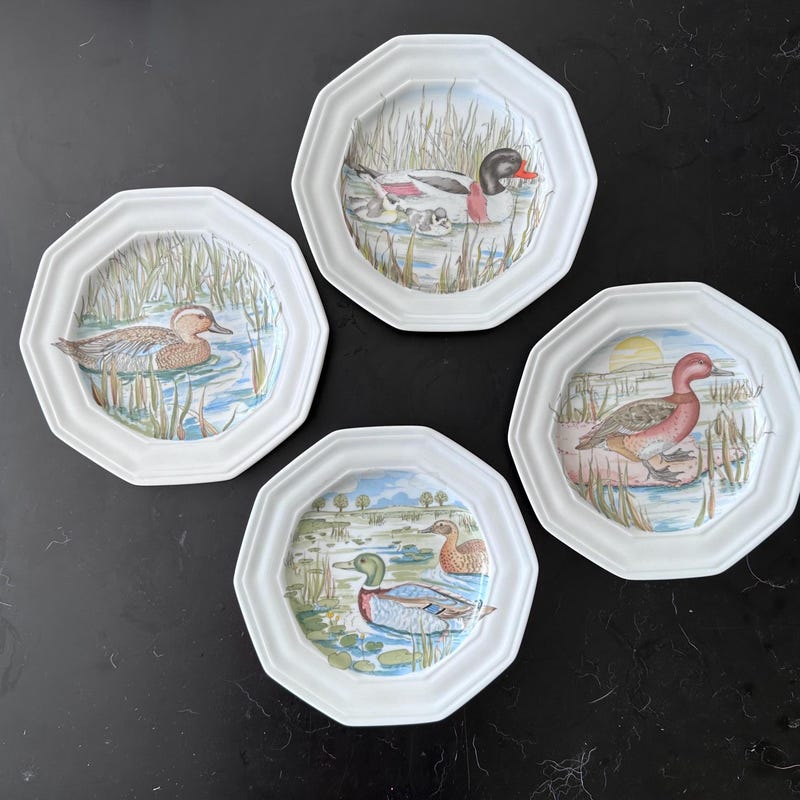 Duck Antique Plate - Etsy
