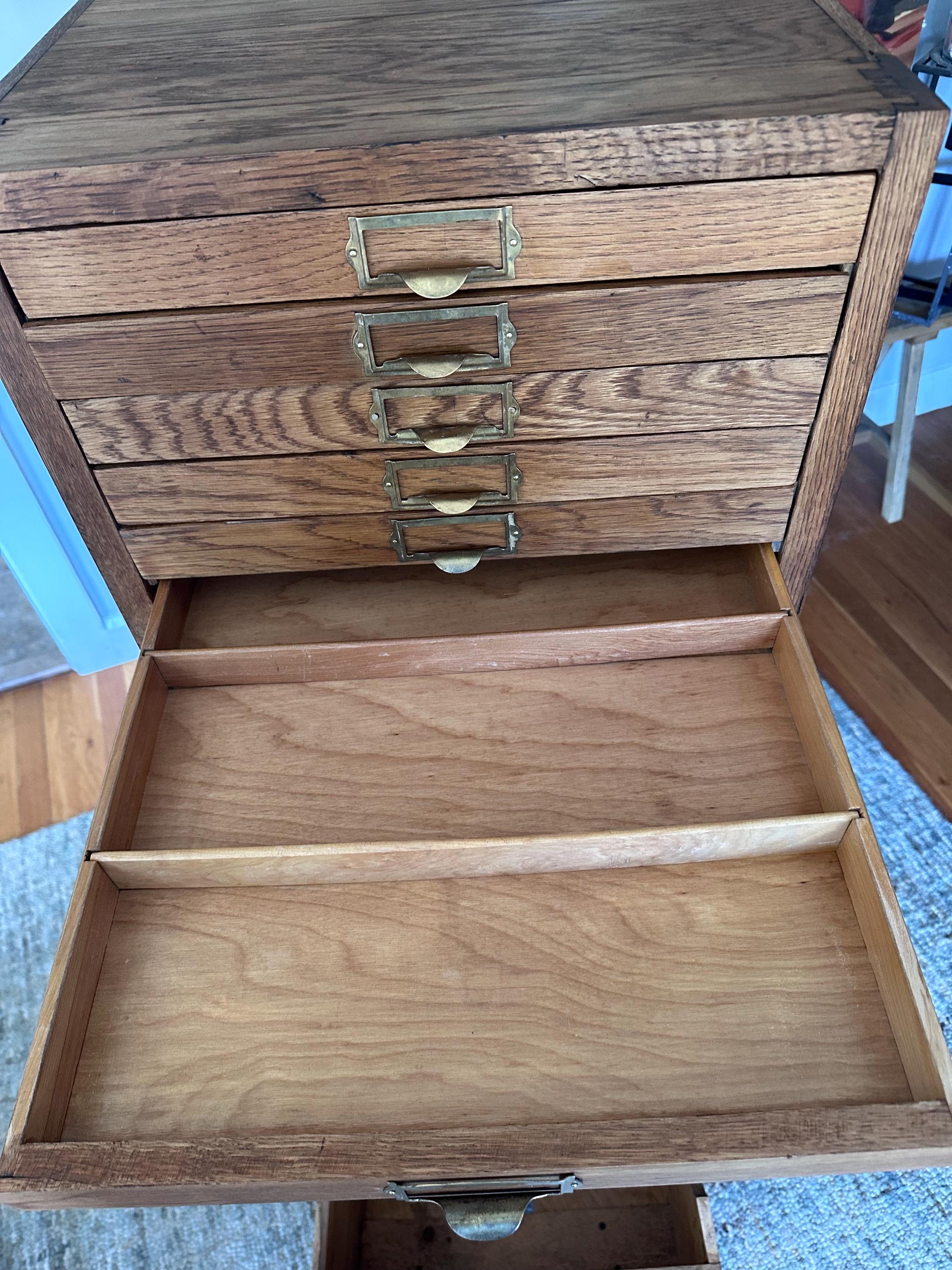 1952 US Post Office Printer/apothecary Style Cabinet - Etsy
