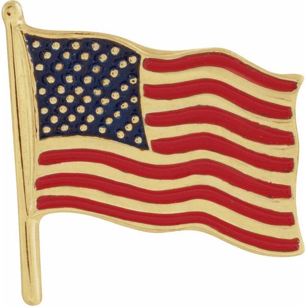 American Flag Lapel Pins - Etsy