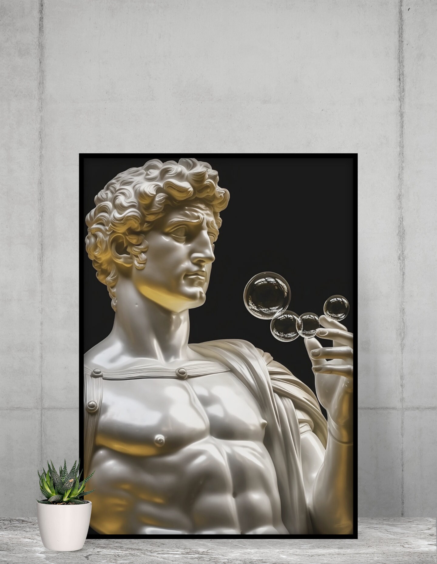 Statue of David, Micael-angelo, Modern Wall Art, Greek Statue, Roman ...