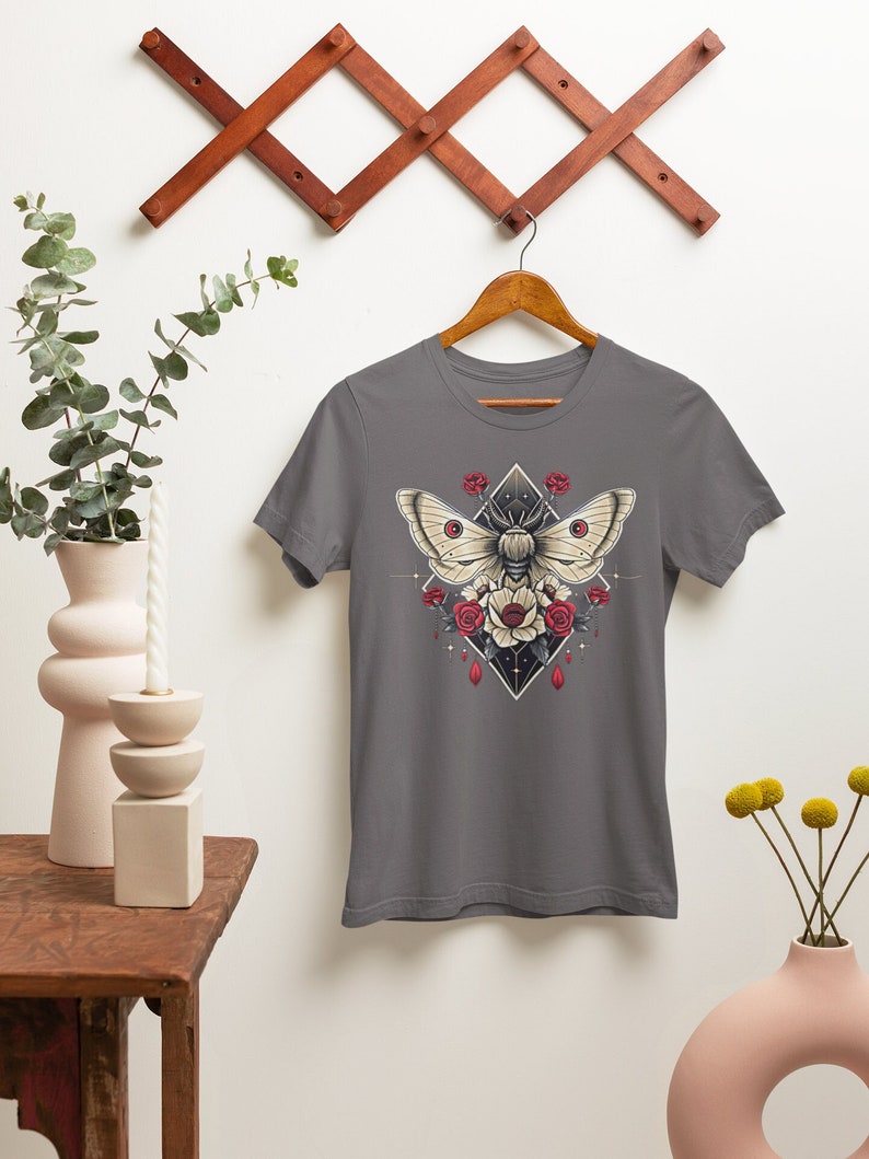 Moth Shirt Cecropia Moth Shirt Botanical Shirt Witchy Shirt Whimsigoth ...