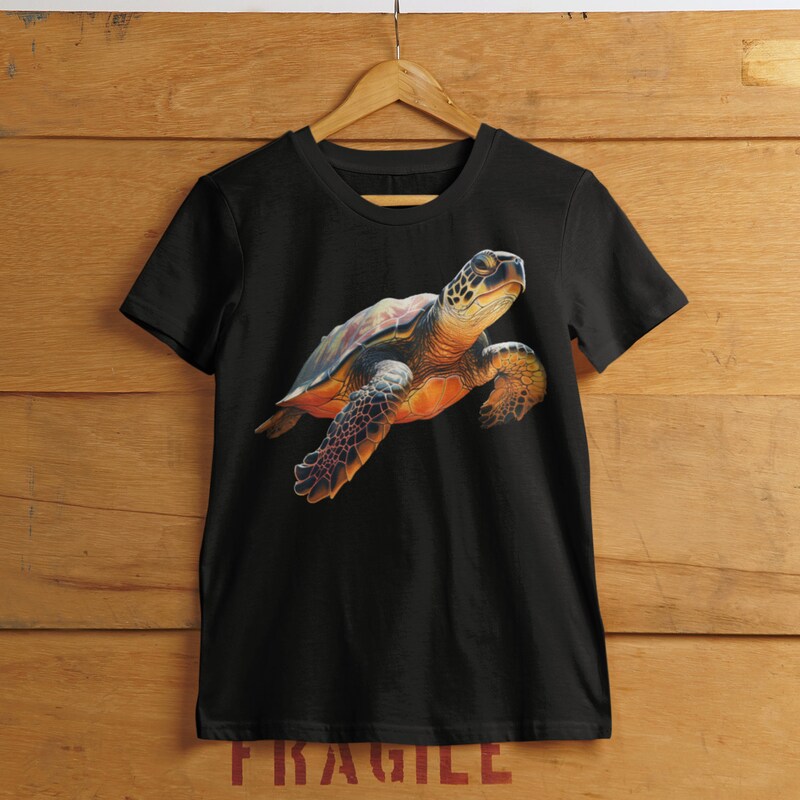 Turtle Tshirt - Etsy