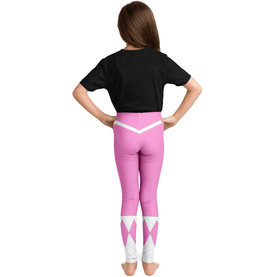Youth MMPR Pink Ranger Leggings - Etsy