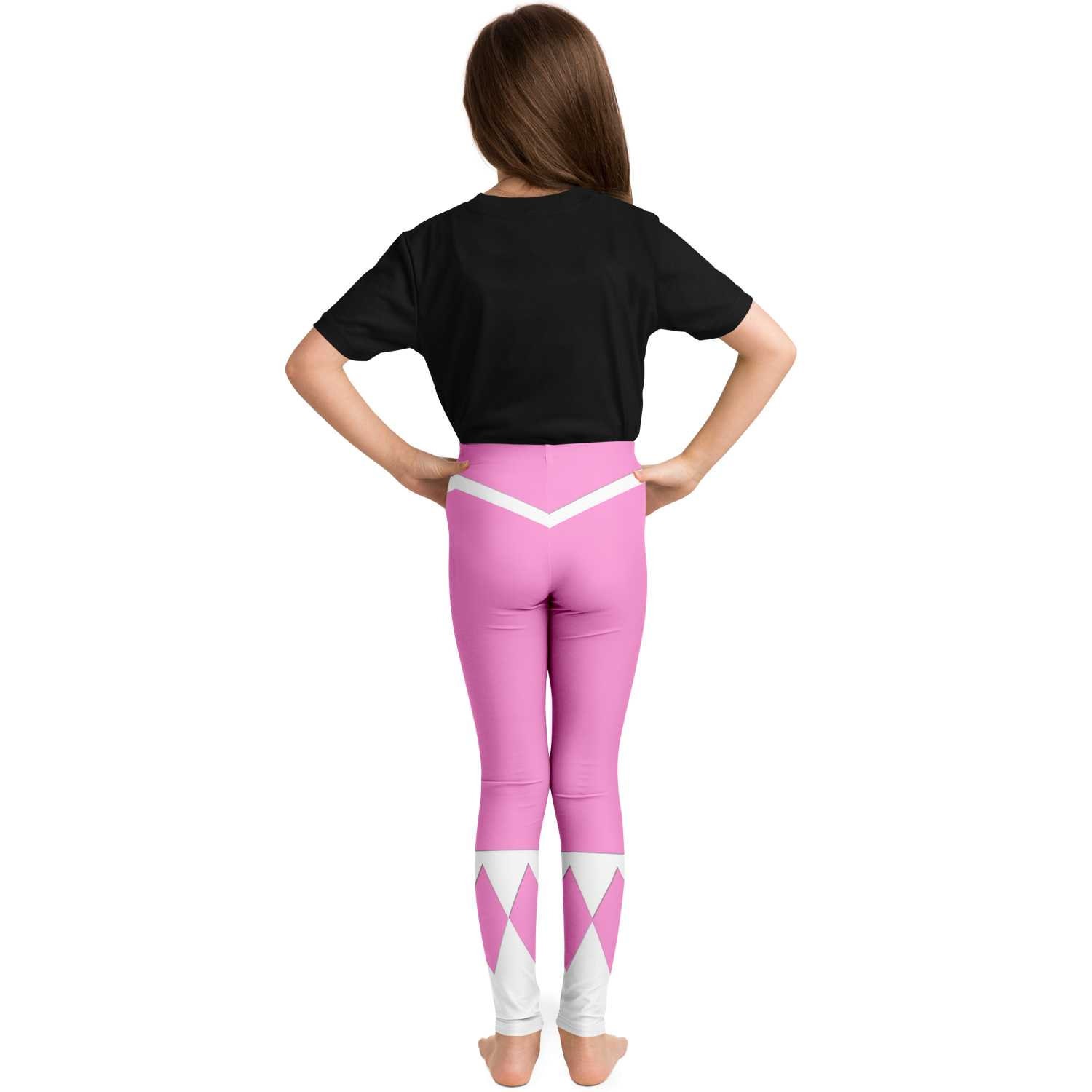 Youth MMPR Pink Ranger Leggings - Etsy