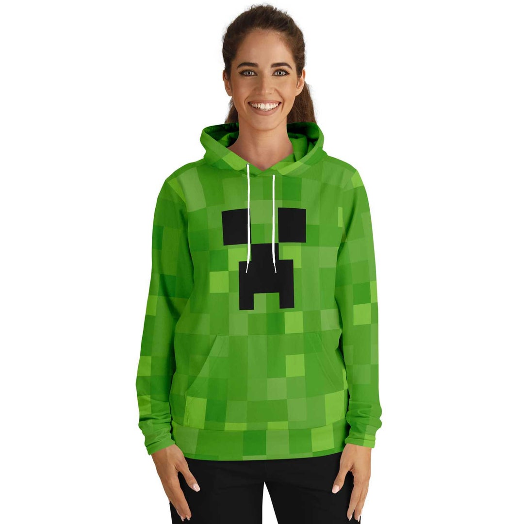 Adult Minecraft Creeper Hoodie - Etsy