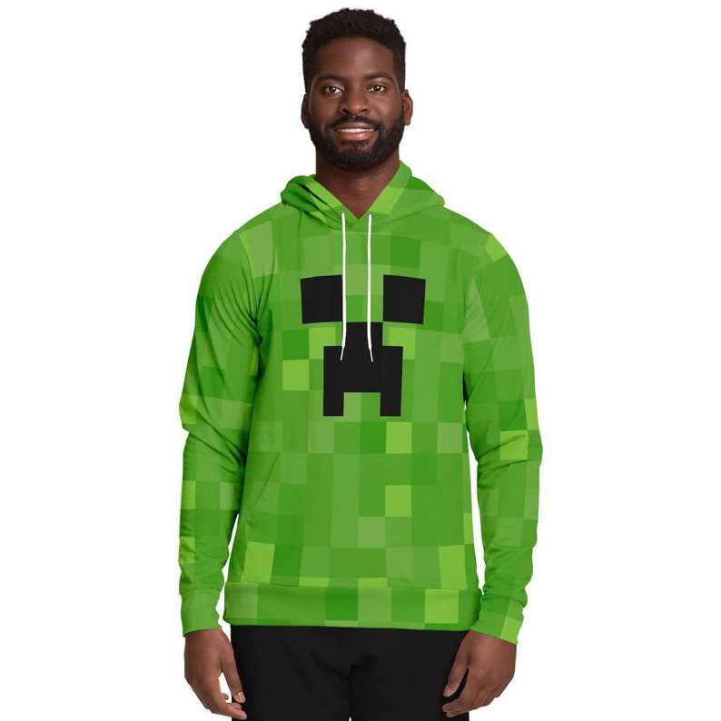Adult Minecraft Creeper Hoodie - Etsy