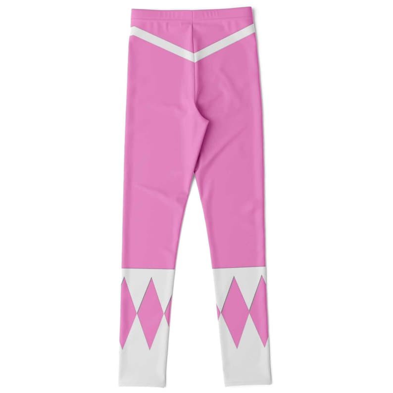 Youth MMPR Pink Ranger Leggings - Etsy