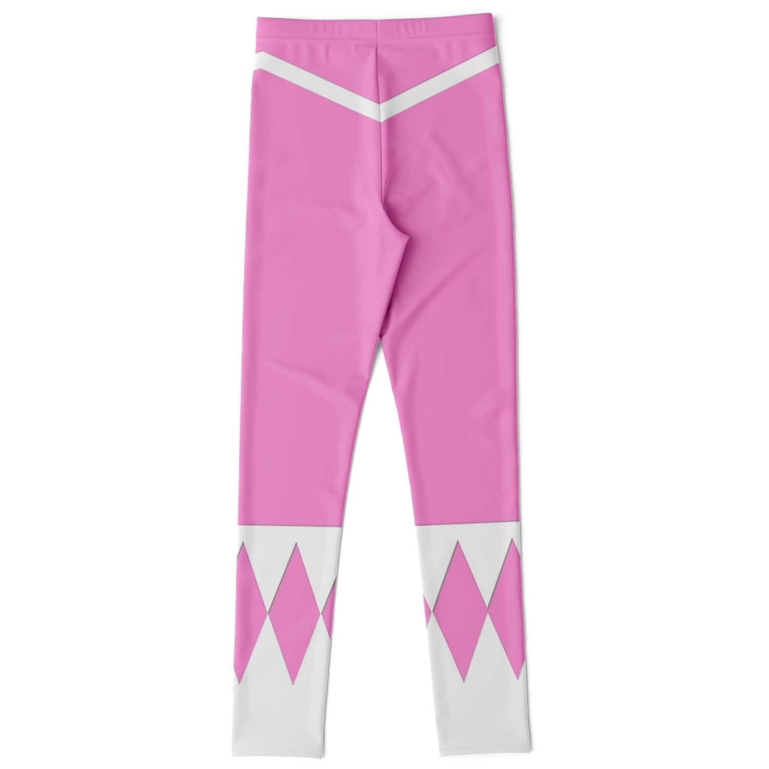Youth MMPR Pink Ranger Leggings - Etsy