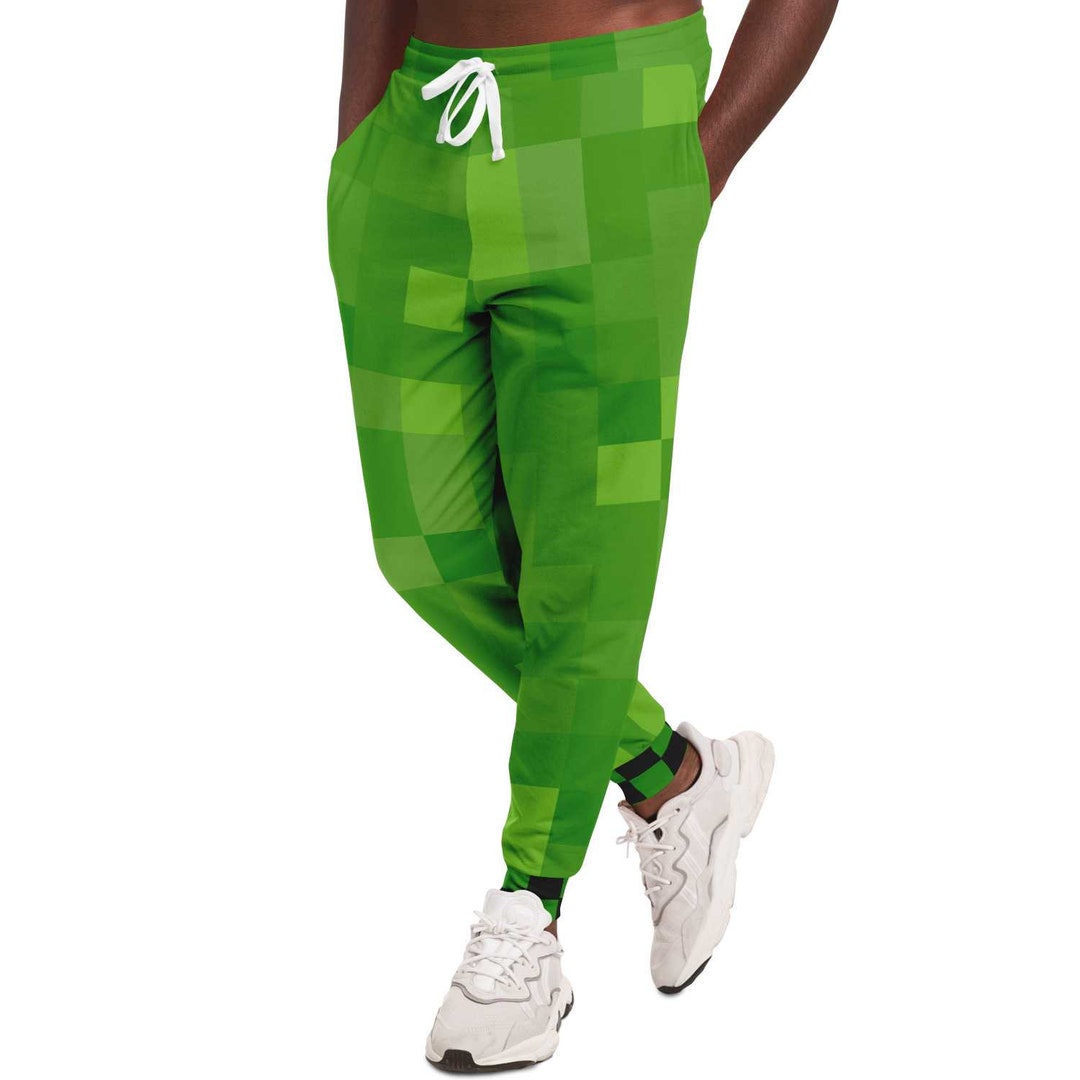 Adult Minecraft Creeper Joggers - Etsy