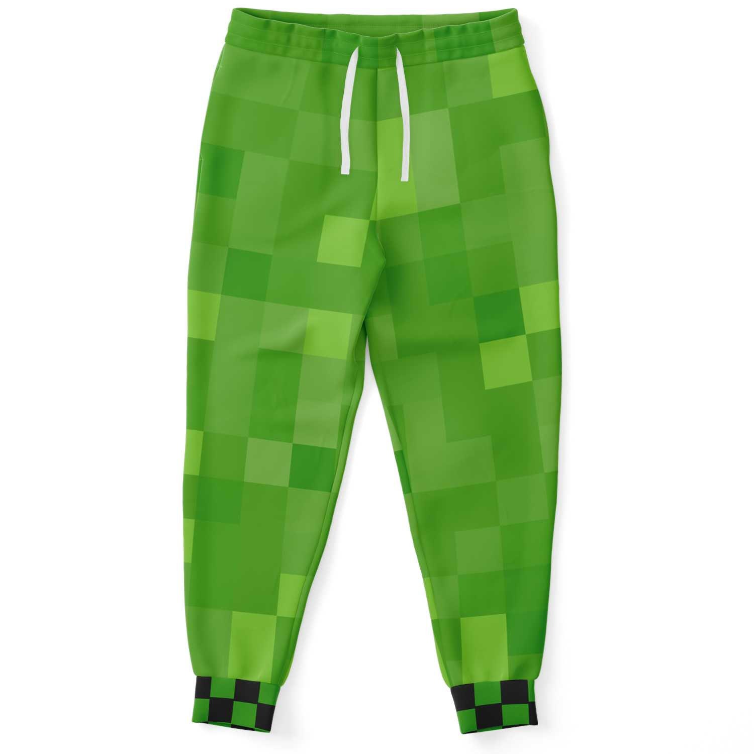Adult Minecraft Creeper Joggers - Etsy