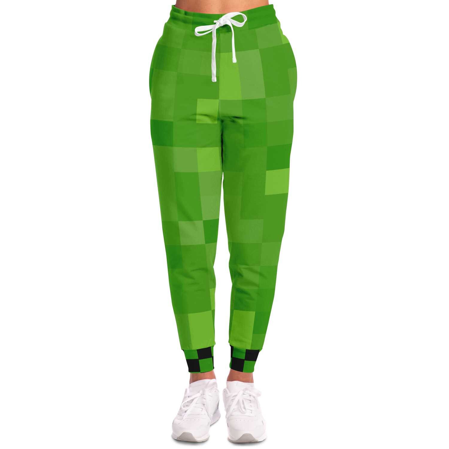 Adult Minecraft Creeper Joggers - Etsy