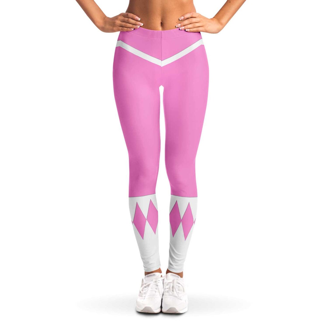Womens MMPR Pink Ranger Leggings - Etsy