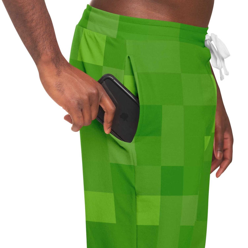 Adult Minecraft Creeper Joggers - Etsy