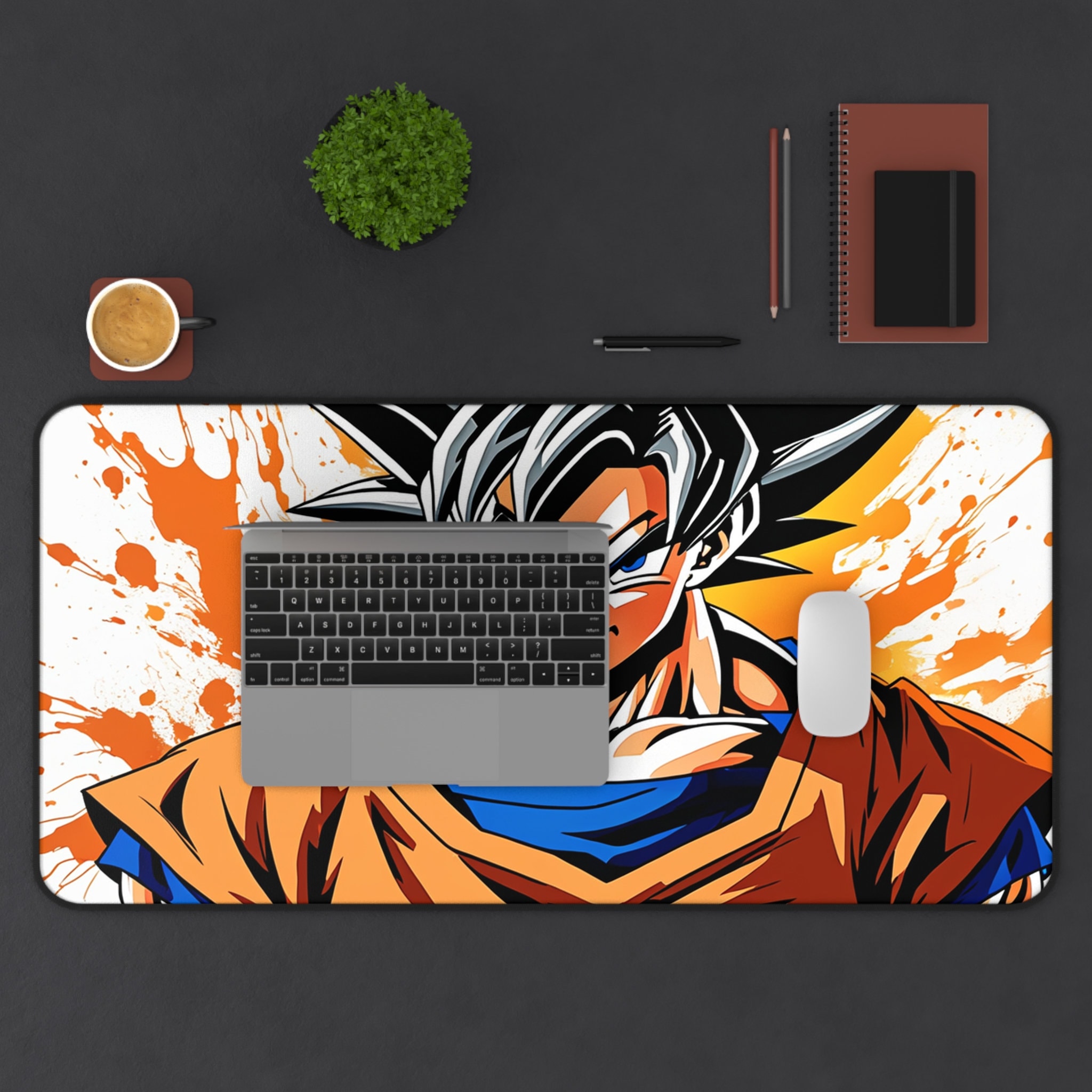 Goku Desk Mat sold by Devout-Dre | SKU 87995119 | Printerval