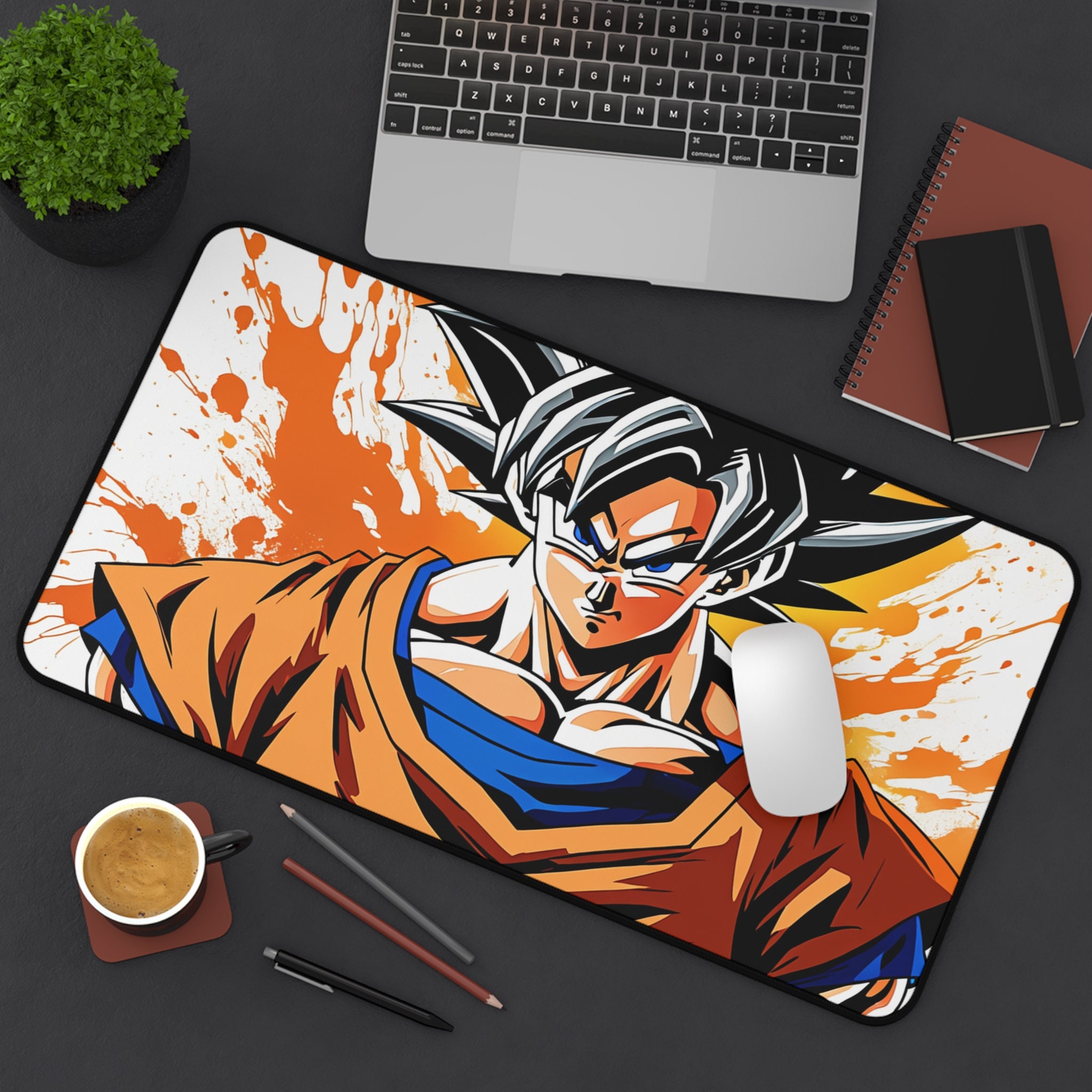 Goku Desk Mat sold by Devout-Dre | SKU 87995119 | Printerval