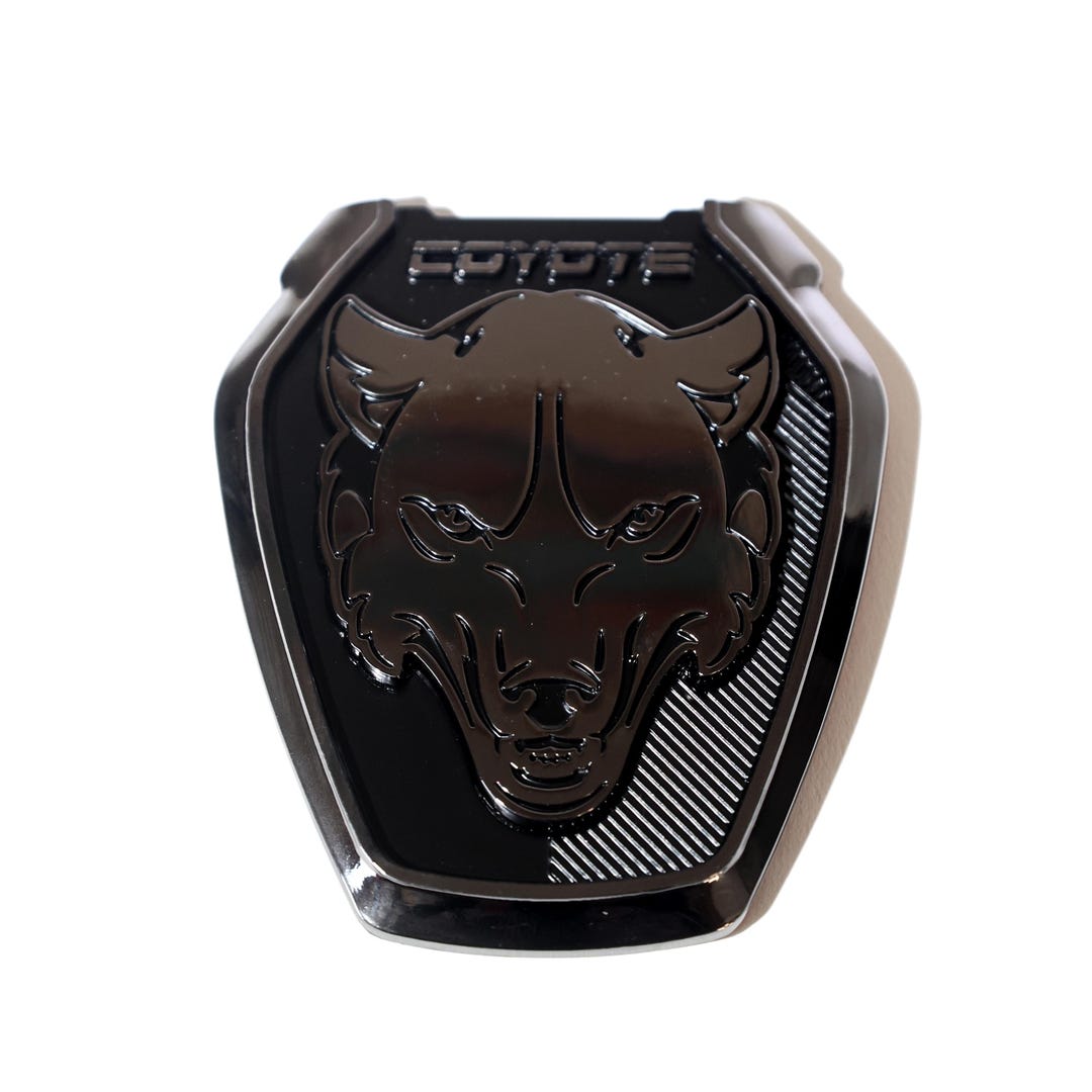 2024+ Mustang Dark Coyote Badge - Custom Dark Horse Style Fender ...
