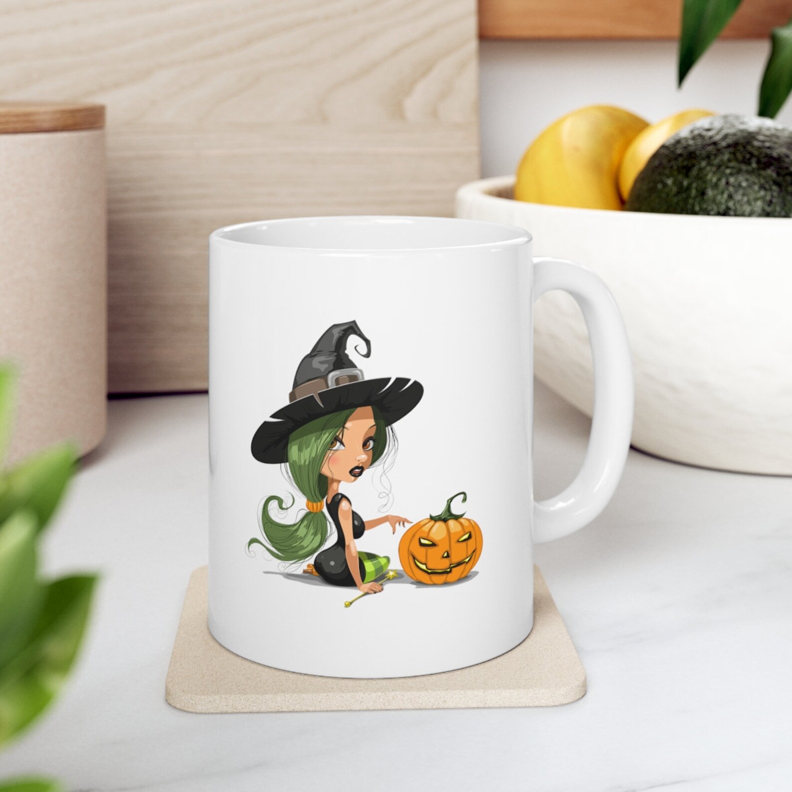 Ceramic Mug 11oz, Halloween Mug, Witch Mug, Halloween Coffee Mug - Etsy