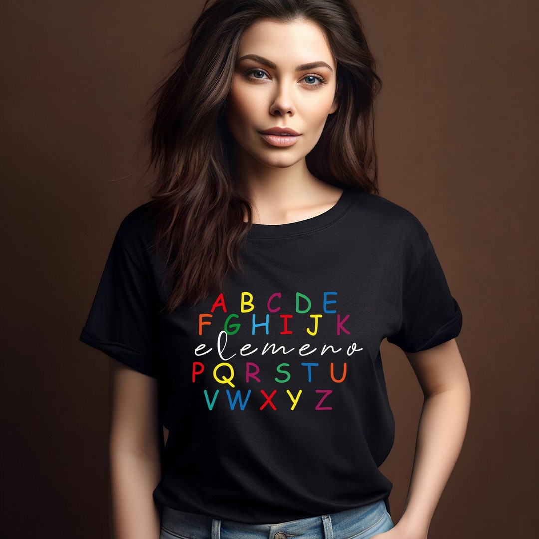 ABC Elemeno Shirt, Alphabet Shirt, Teacher Shirt, Elemeno Shirt, Kids ...