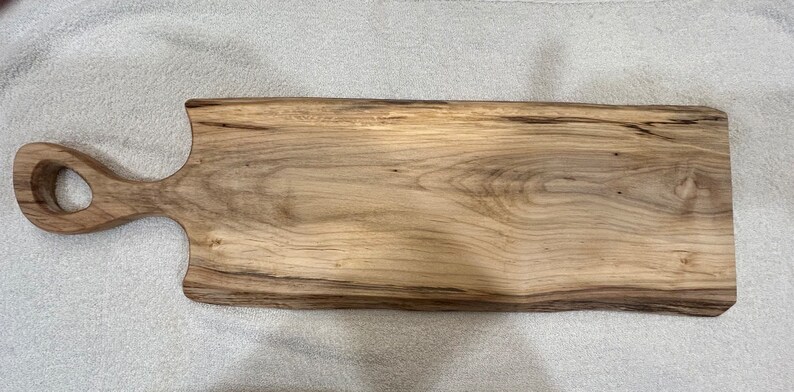 High Character Maple Charcuterie Board With Handle / Serving Tray ...