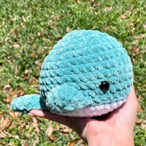 Flipper the Whale - Plush Stuffed Toy - Crochet Amigurumi - Etsy