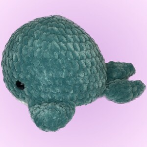 Flipper the Whale - Plush Stuffed Toy - Crochet Amigurumi - Etsy