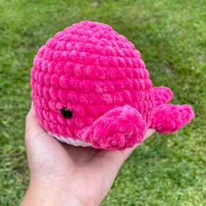 Flipper the Whale Plush Stuffed Toy Crochet Amigurumi - Etsy