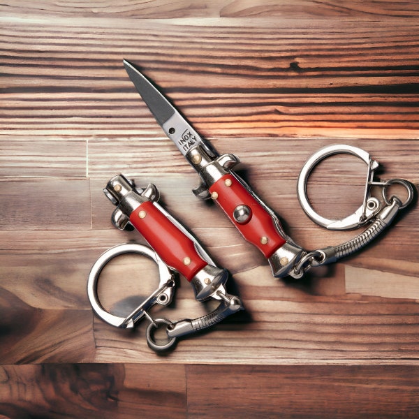 Switchblade Keychain - Etsy