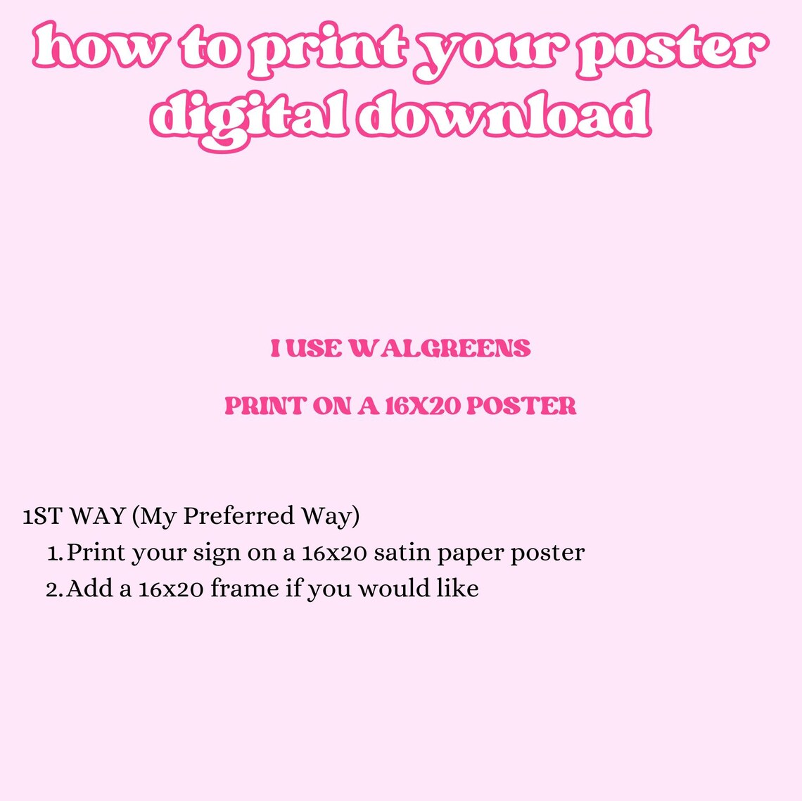 Pink & Preppy Alcohol Bottles Digital Poster 16x20 | Digital Poster ...