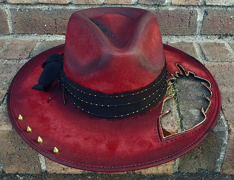 Feather Cut Out Unisex Flat Brim Hat - Etsy