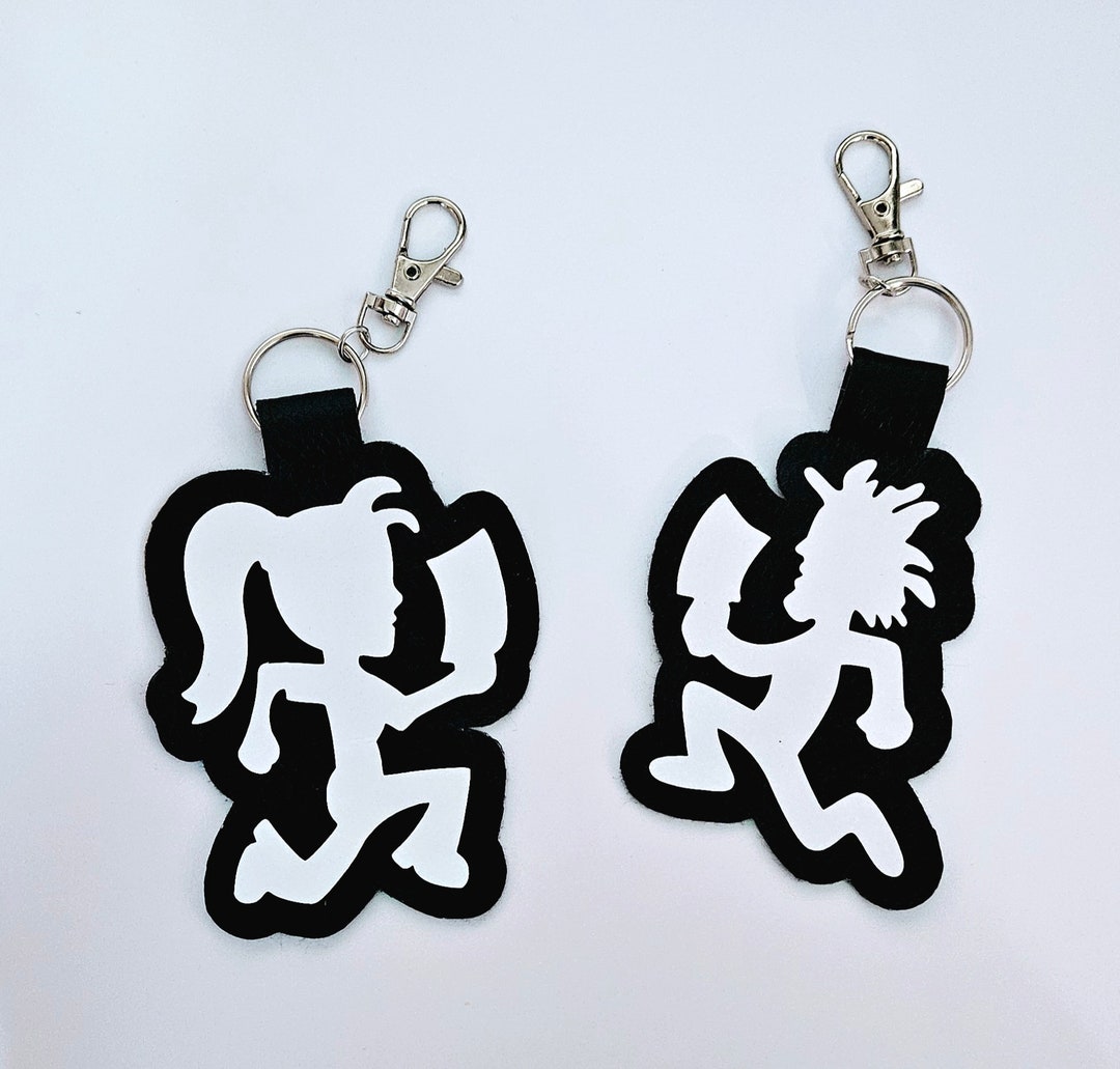 Juggalo Hatchetman Inspired Juggalette Glow in the Dark Black Bag Tag ...
