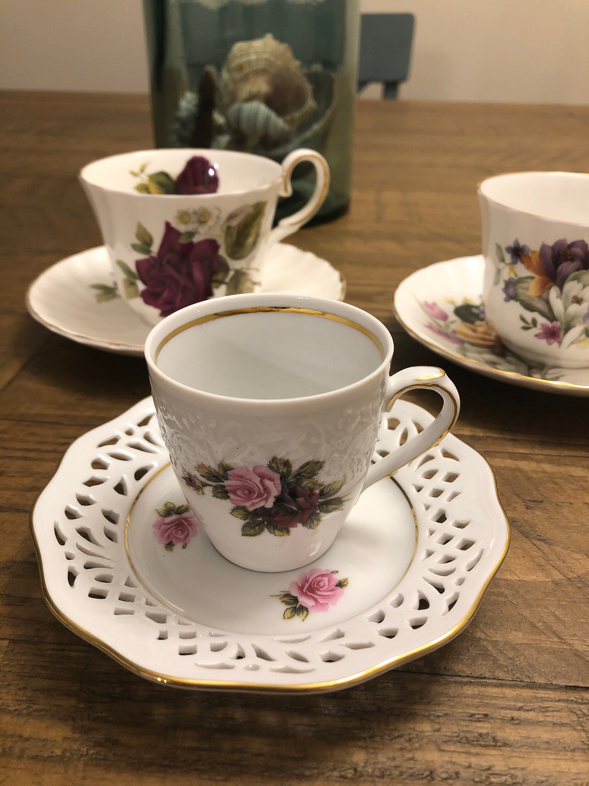 Demitasse Cup and Saucer - Etsy