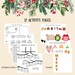 Christmas Activity Pack, Printable Christmas Activities and Coloring ...