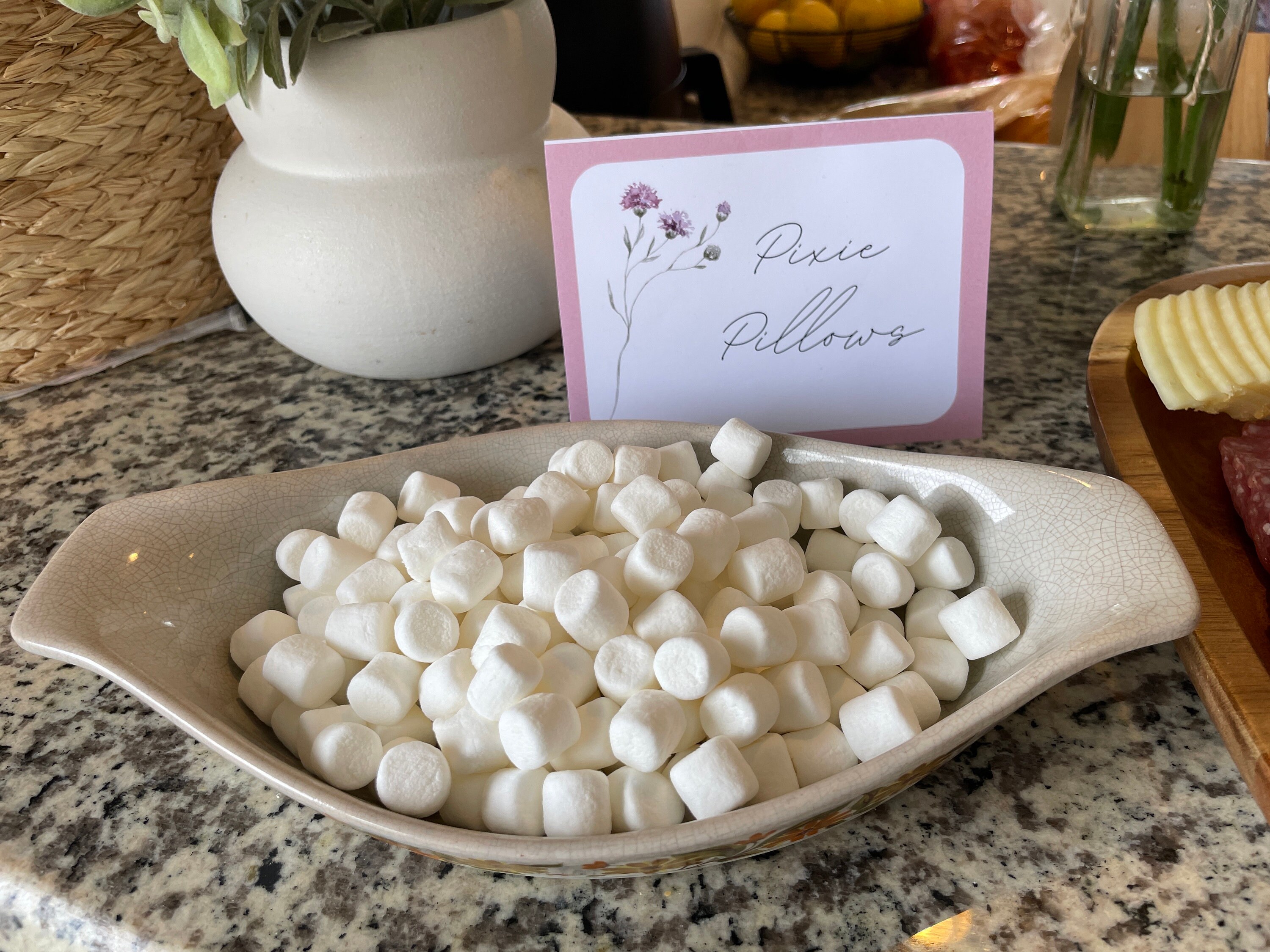 Floral Fairy Birthday Party Food Labels, Fairy First, Digital File ...