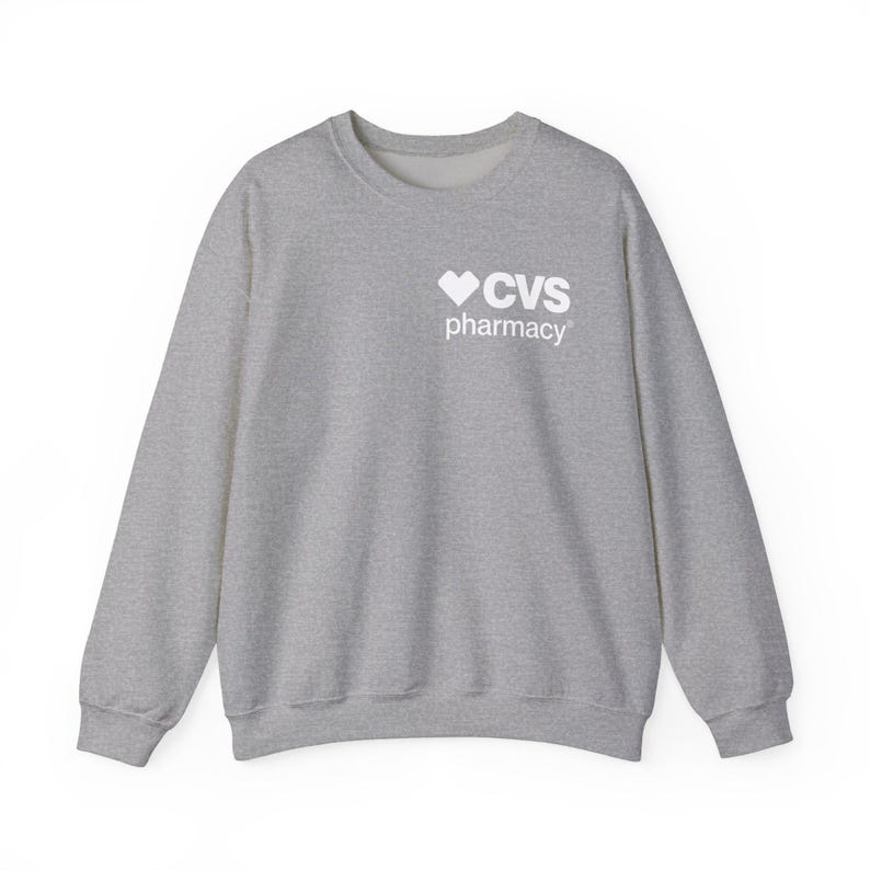 CVS Pharmacy Uniform Sweatshirt, Employee Gift Jumper, Medical Staff ...