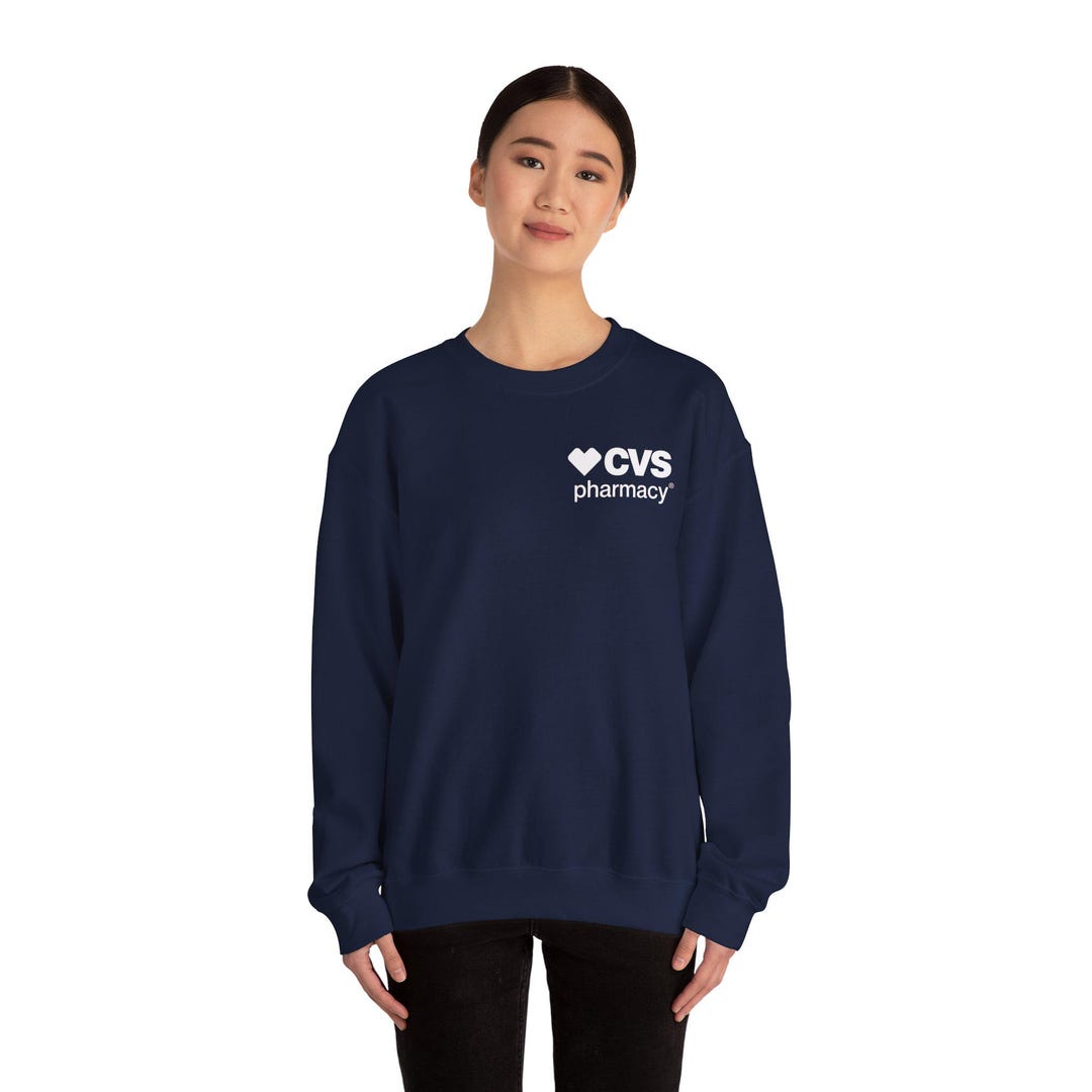 CVS Pharmacy Uniform Sweatshirt, Employee Gift Jumper, Medical Staff ...