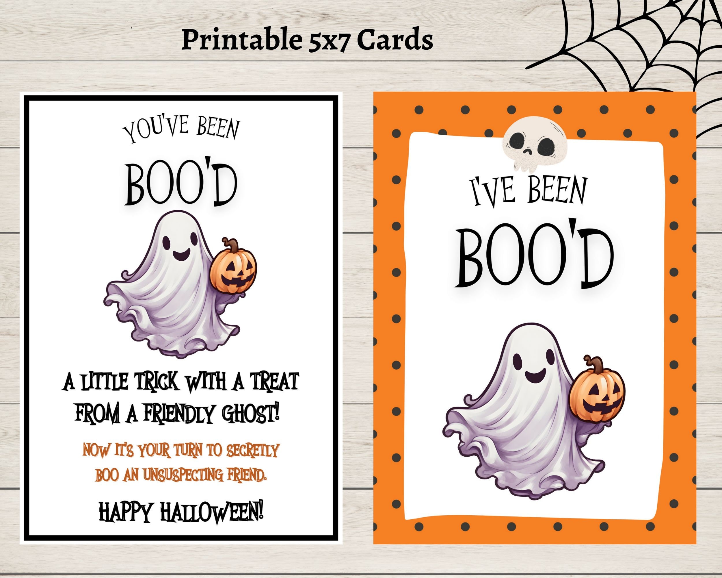 You've Been Boo'd Card, I’ve Been Boo’d Sign, Boo Your Friends ...