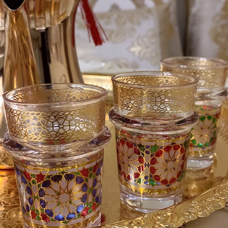 Moroccan Glasses - Etsy