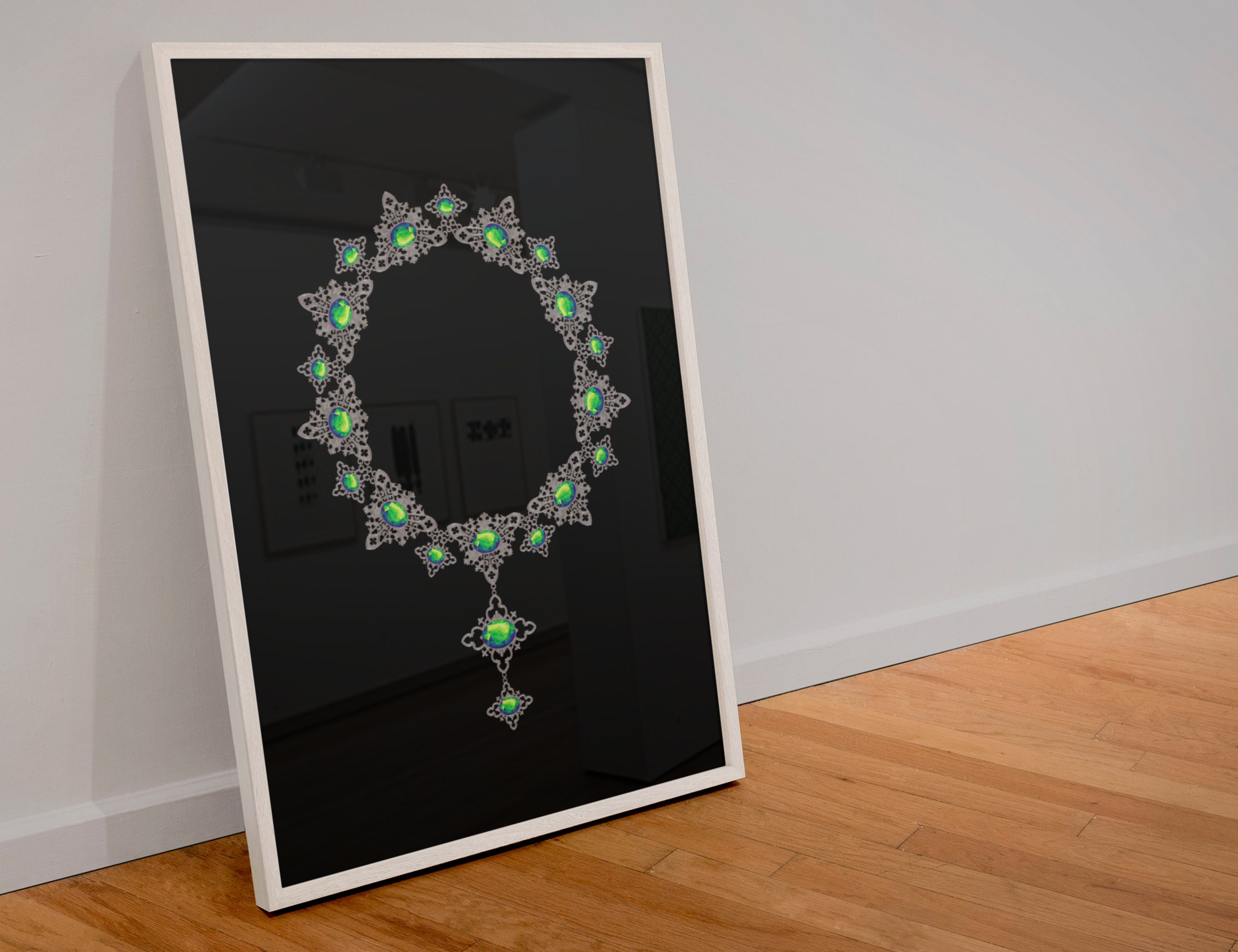 Magical Cursed Necklace Illustration Art Print for Wizards and Witches ...