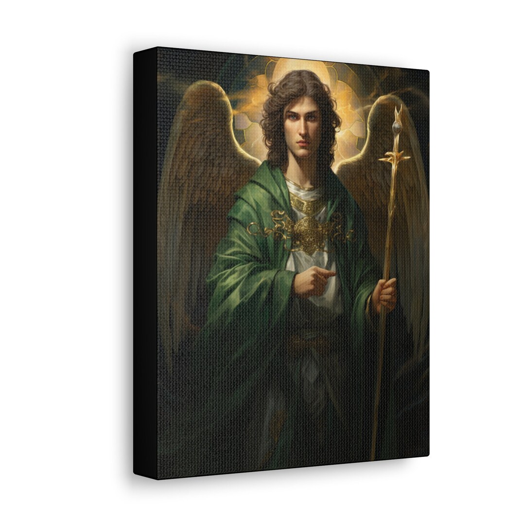 St. Raphael the Archangel Canvas - Etsy