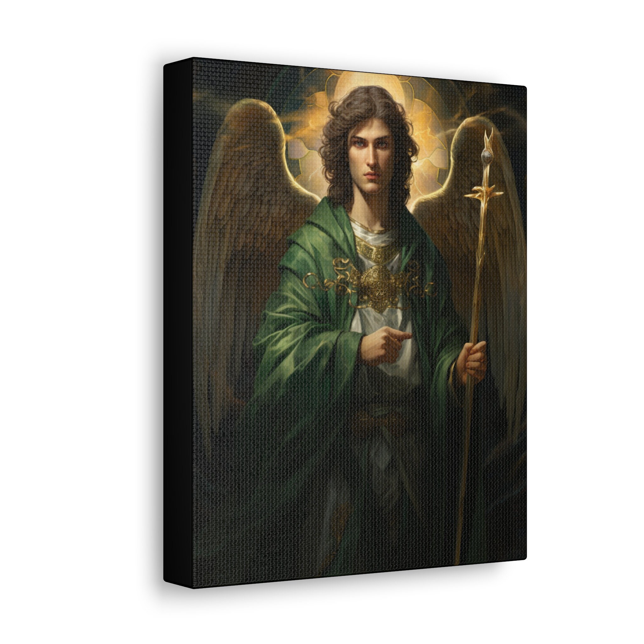St. Raphael the Archangel Canvas - Etsy