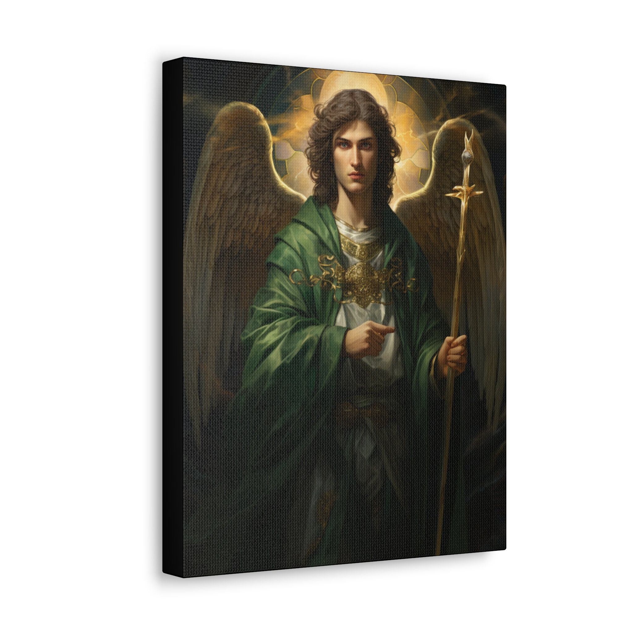 St. Raphael the Archangel Canvas - Etsy