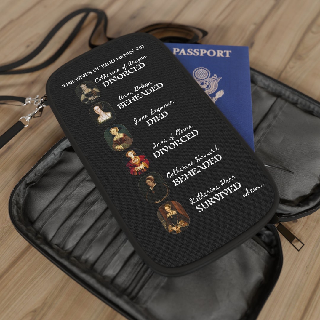 The Wives of King Henry VIII Tudor History Passport Wallet - Etsy UK