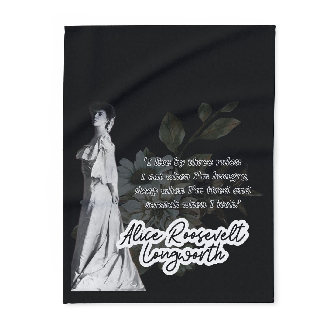 Alice Roosevelt, Women's History- Arctic Fleece Blanket - Etsy